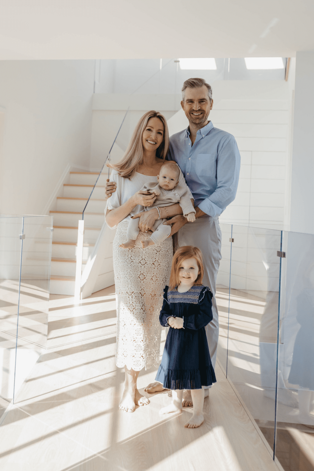 Family Portraits At Home | New England Family Photoshoot